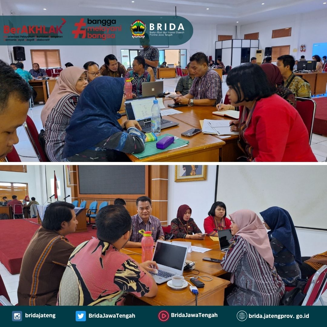 Desk LKJIP Tahun 2023, Perjanjian Kinerja dan IKI Tahun 2024 - BRIDA JATENG